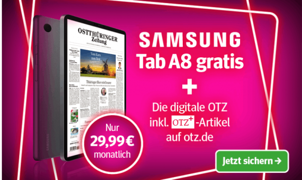 OTZ Aboshop - jetzt das passende Angebot wählen